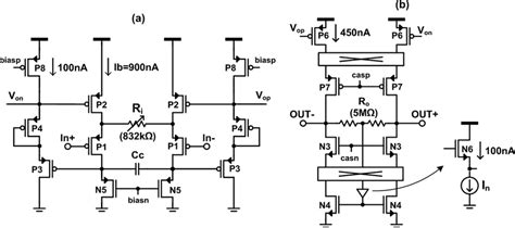 Schematic Of TC And TI Stages Of Instrumentation Amplifier A Download Scientific Diagram