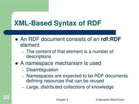 Ppt Chapter 3 Describing Web Resources In Rdf Powerpoint Presentation
