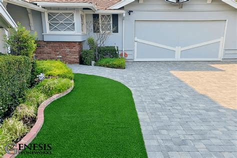 Northridge Pavers Artificial Turf Walls Concrete Installation