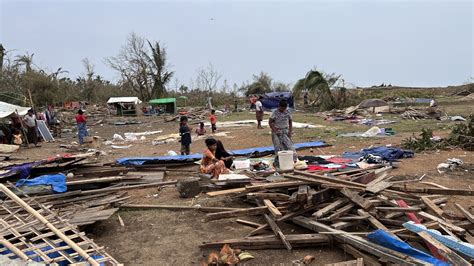 မိုခါမုန်တိုင်းကြောင့် စစ်တွေမြို့နယ် ဗေဒါရွာမှာ ရိုဟင်ဂျာ ၄၀ ကျော