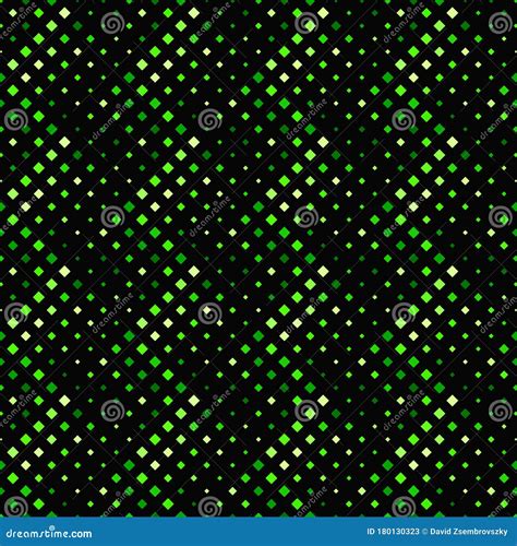 Geometrical Square Pattern Background Green Abstract Vector Design Stock Vector Illustration