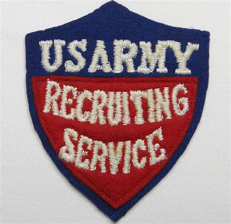 Us Army Recruiting Service Patch On Felt Griffin Militaria