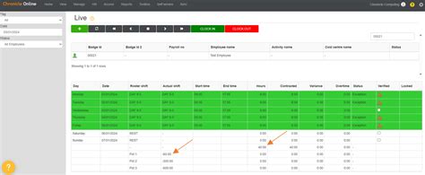 Annualised Hours Chronicle Computing