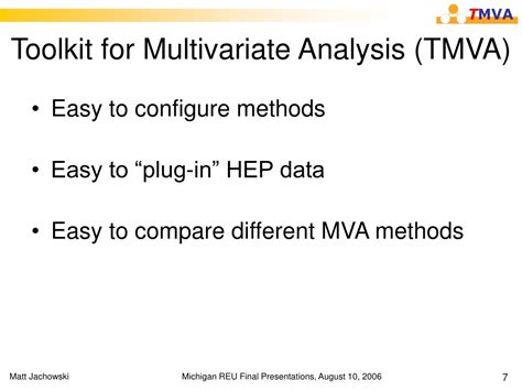 ppt multivariate analysis tmva and artificial neural networks