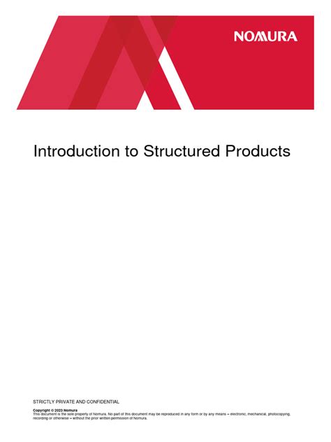 Introductory Material Introduction To Structured Product Download
