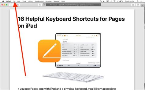 How To Save Webpage As PDF From Mac In Safari