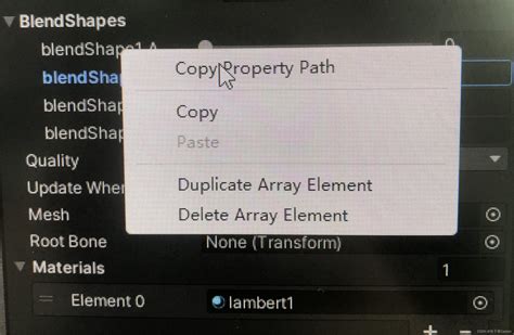 Blendshape导入unity排列顺序 避坑总结blend Shape Unity燕子青castan的博客 Csdn博客
