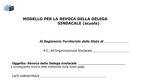 Come Disdire Liscrizione Al Sindacato Modello Da Scaricare E Compilare Scuolainforma