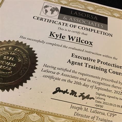 Kyle Wilcox Cps On Linkedin Completed Another Week Of Training Outstanding Executive Protection…