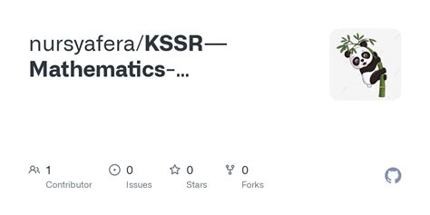Github Nursyafera Kssr Mathematics Calculation System