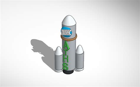 3d Design Rocket Tinkercad