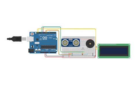 Circuit Design Anti Burglar Alarm System Tinkercad