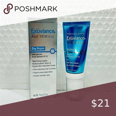 Exuviance Age Reverse Day Repair Sunscreen Broad Spectrum Spf30 15g05