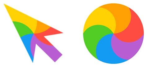 Rainbow Wait Spinning Pinwheel Cursor For Chrome