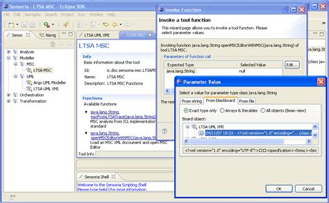 MSC Trace Of UML Interactions