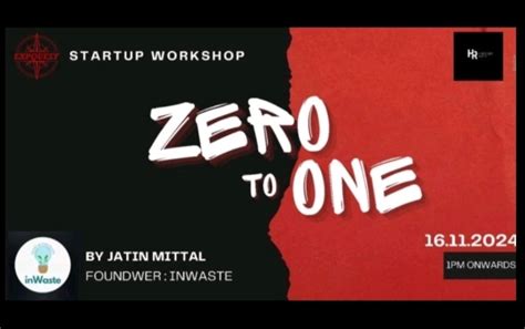 Kishika Gupta On Linkedin 🚀zero To One Workshop 🚀 Excited To Share My Experiencel Recently Had
