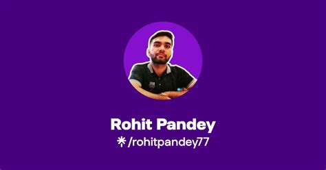 Rohit Pandey Twitter Instagram Linktree