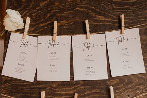 Assigned Tables Decorative Items Wedding Table