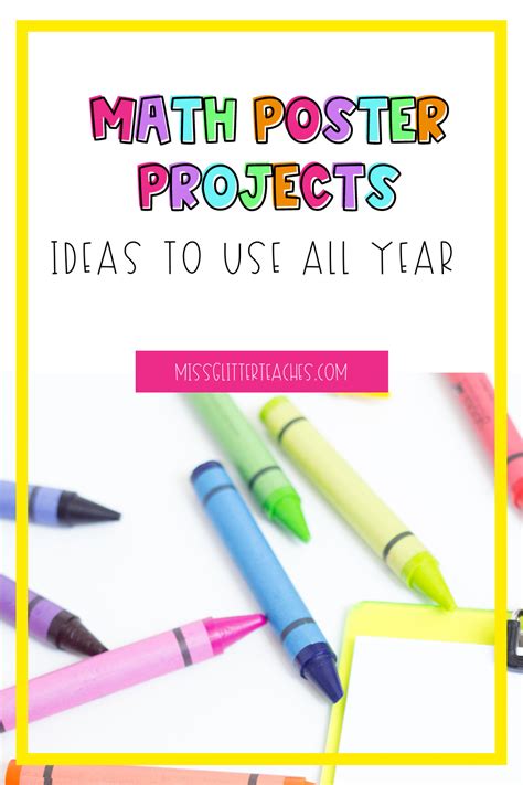 3 Easy Math Poster Project Ideas Miss Glitter Teaches 3 Easy Math Poster Project Ideas Miss Glitter Teaches