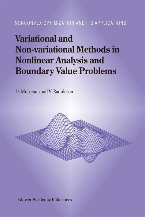 Variational And Non Variational Methods In Nonlinear Analysis And