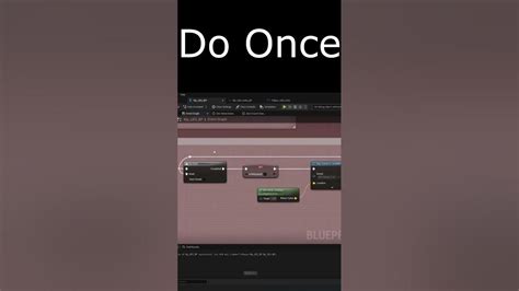 What Is A Do Once Node In Unreal Engine Youtube