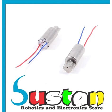 Jual Vibration 4x8mm Dc 1 5 3v Mini Coreless Motor Getaran For Arduino