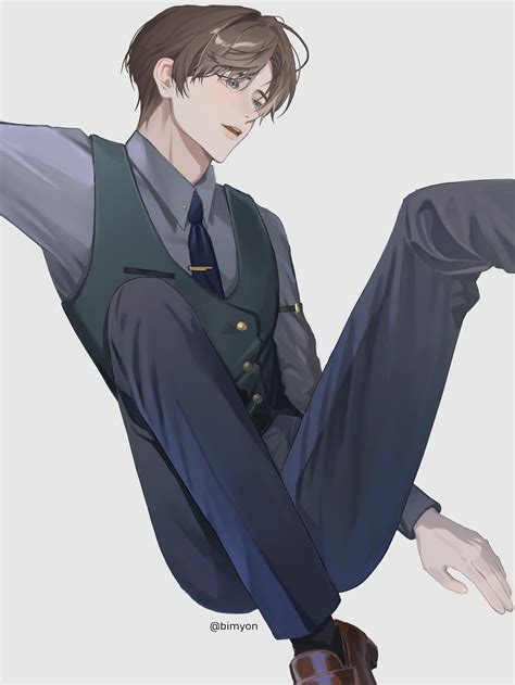 Bimyo N Artem Wing Tears Of Themis Tears Of Themis Brown Footwear Absurdres Highres Boy