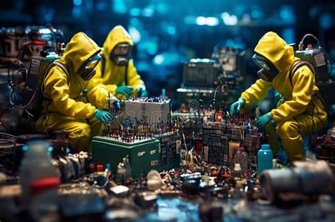 Electronics Recycling Stock Illustration Illustration Of Hazardous