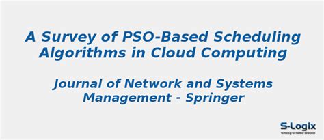 A Survey Of Pso Based Scheduling Algorithms S Logix