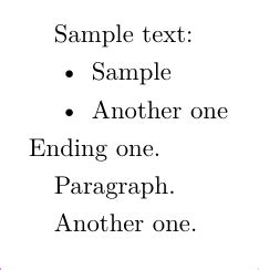 Koma Script How To Set Vertical Space Between Lists And Text And Between List Items The Same
