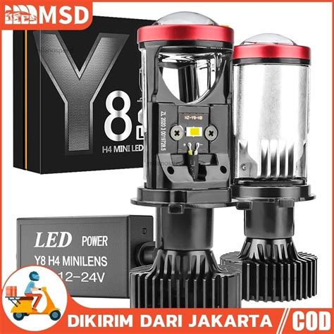 Jual Mini Projie Y6D Y7D Y8D Y11 Y15 Y17 H4 50 80 120 150watt Ori Import Super Terang Lampu LED
