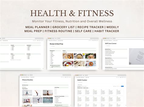 Aesthetic Notion Template Digital Planner For Daily And Weekly