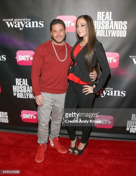 Ronnie Ortiz Magro And Samantha Giancola Attend The Real Husbands Of