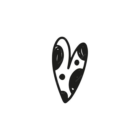 손으로 그린 하트 그림 무료 Psd 파일