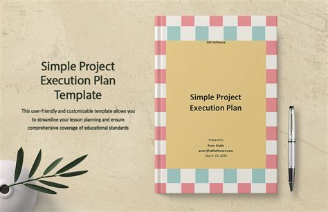 free execution plan templates editable and printable