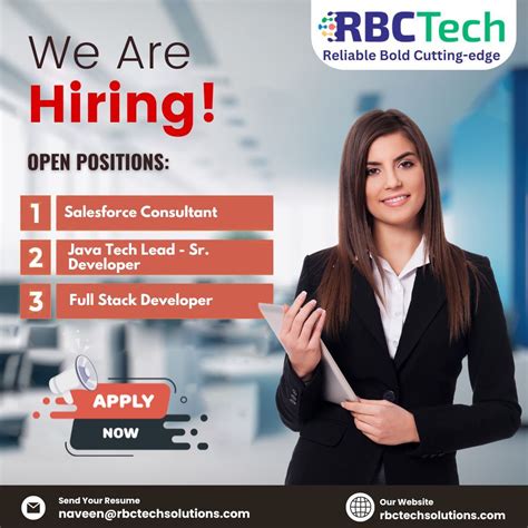 Rbc Tech Solutions On Linkedin Hiring Salesforceconsultant