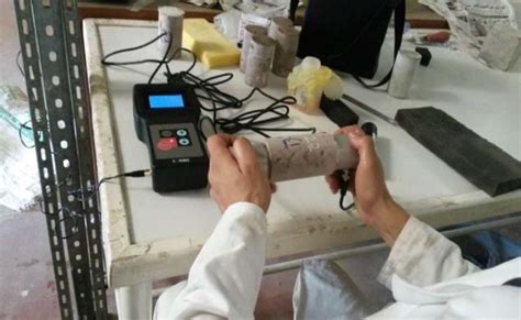 Measurement Of Ultrasonic Wave Propagation Velocity Through The Specimen Download Scientific