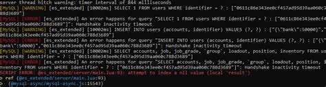Help Esx Esextended Issues Handshake Inactivity Timeout An