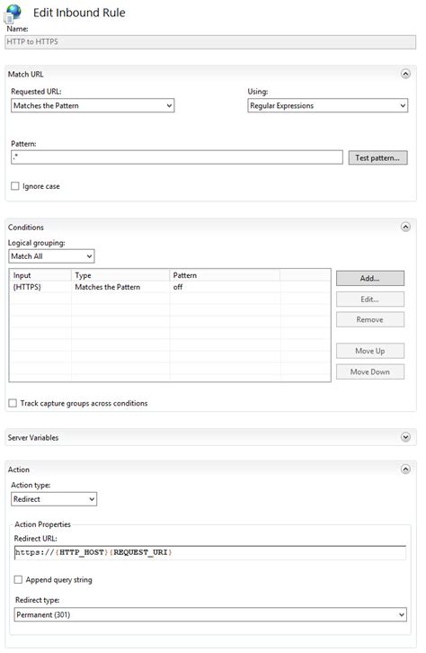 Force HTTPS Using IIS Fluxbytes