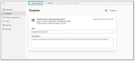 Why Does Rebooting Template In Azure Lab Services Revert Back To Original Settings Microsoft Qanda