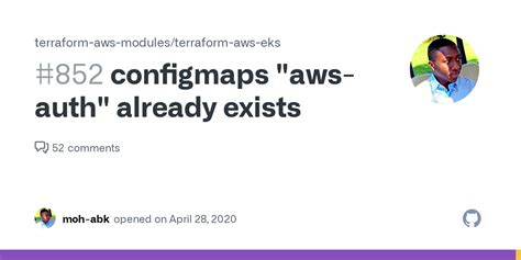 Configmaps Aws Auth Already Exists Issue Terraform Aws