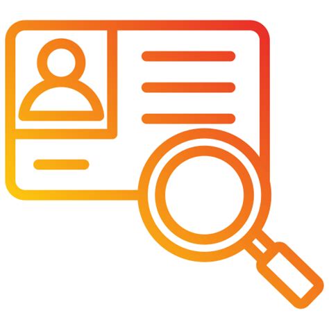 Icono De Identificar Generic Gradient