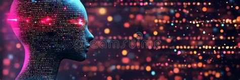 Profil Futuristic Ai Coding Agent Digital Code Artificial Intelligence