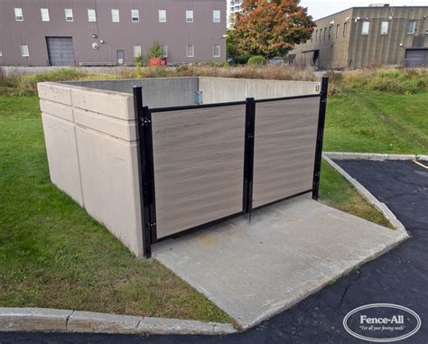 Vinyl Garbage Can Enclosure At Jacob Lutz Blog