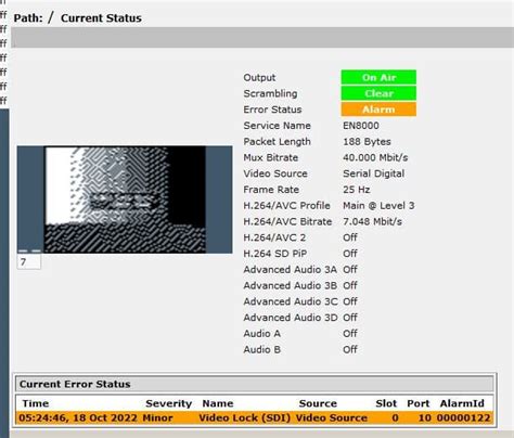 ericsson tandberg en8030 high definition encoder en8030 bas 48v h 264