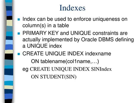 ppt sql s data definition language ddl view sequence index powerpoint presentation id
