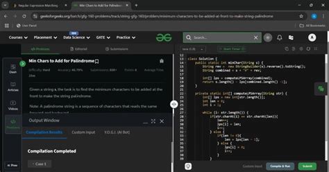 Problem Hard Gfg160 Geekstreak2025 Codingchallenge Keepgrinding Ankit Ojha