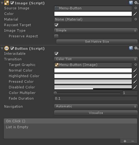 Button Component On Sprite Object Unity Engine Unity Discussions