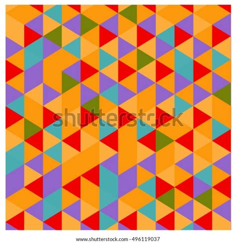Vector Abstract Geometric Cube Triangle Angular Stock Vector Royalty Free 496119037 Shutterstock