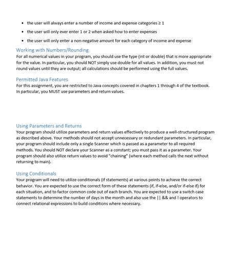 solved budgeter program behavior write a complete java